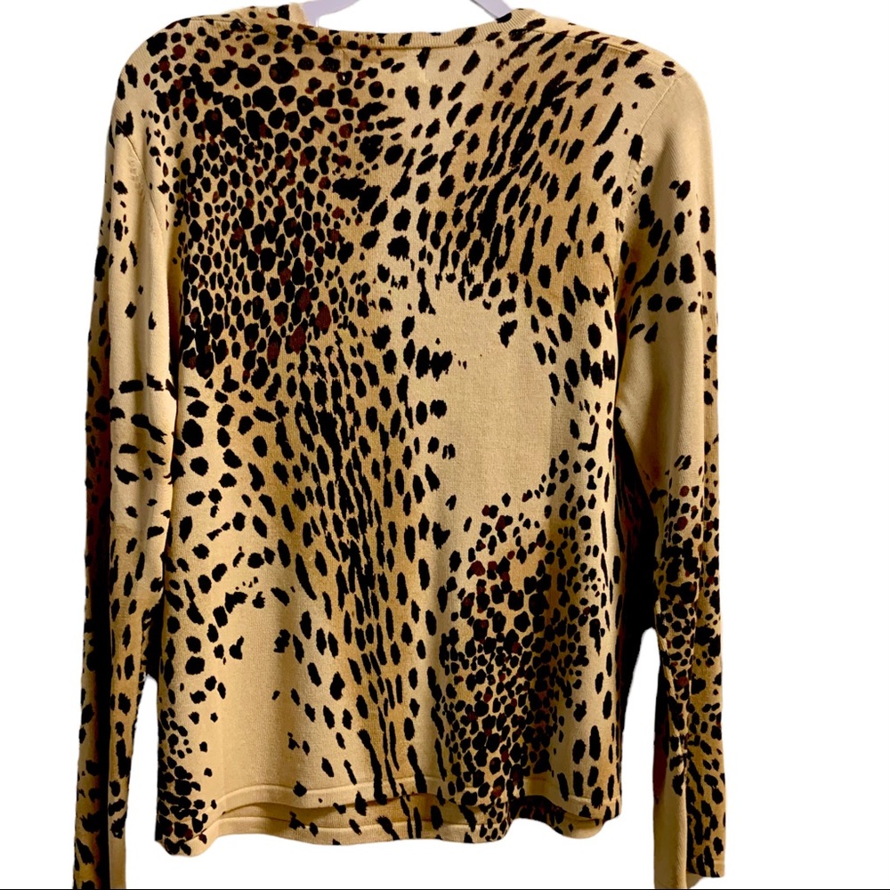 August Silk Knits 2-Piece Leopard Print Tank Top & Sw… - Gem